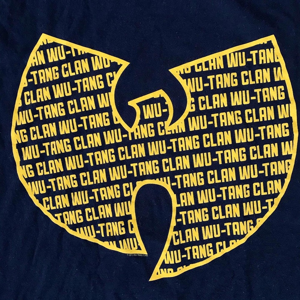 ‘13 Wu-Tang-Clan Large Logo Pattern Tee - Gem